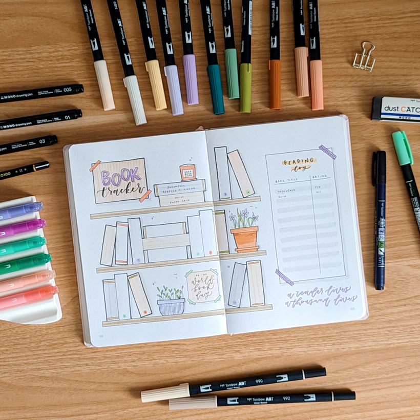 Create Your Book Tracker for World Book Day! – Tombow UK