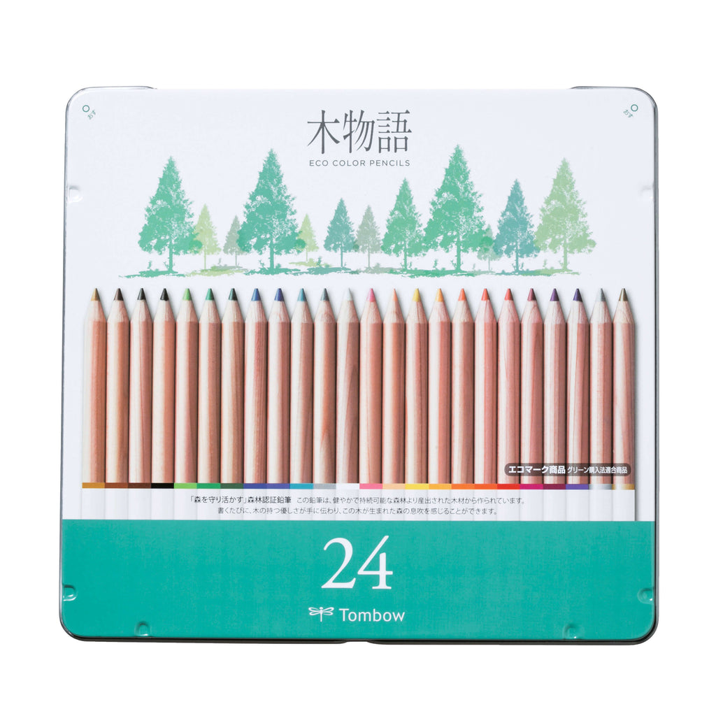 Ki-Monogatari Eco color pencil - set of 24 | Colouring Pencils | Tombow ...